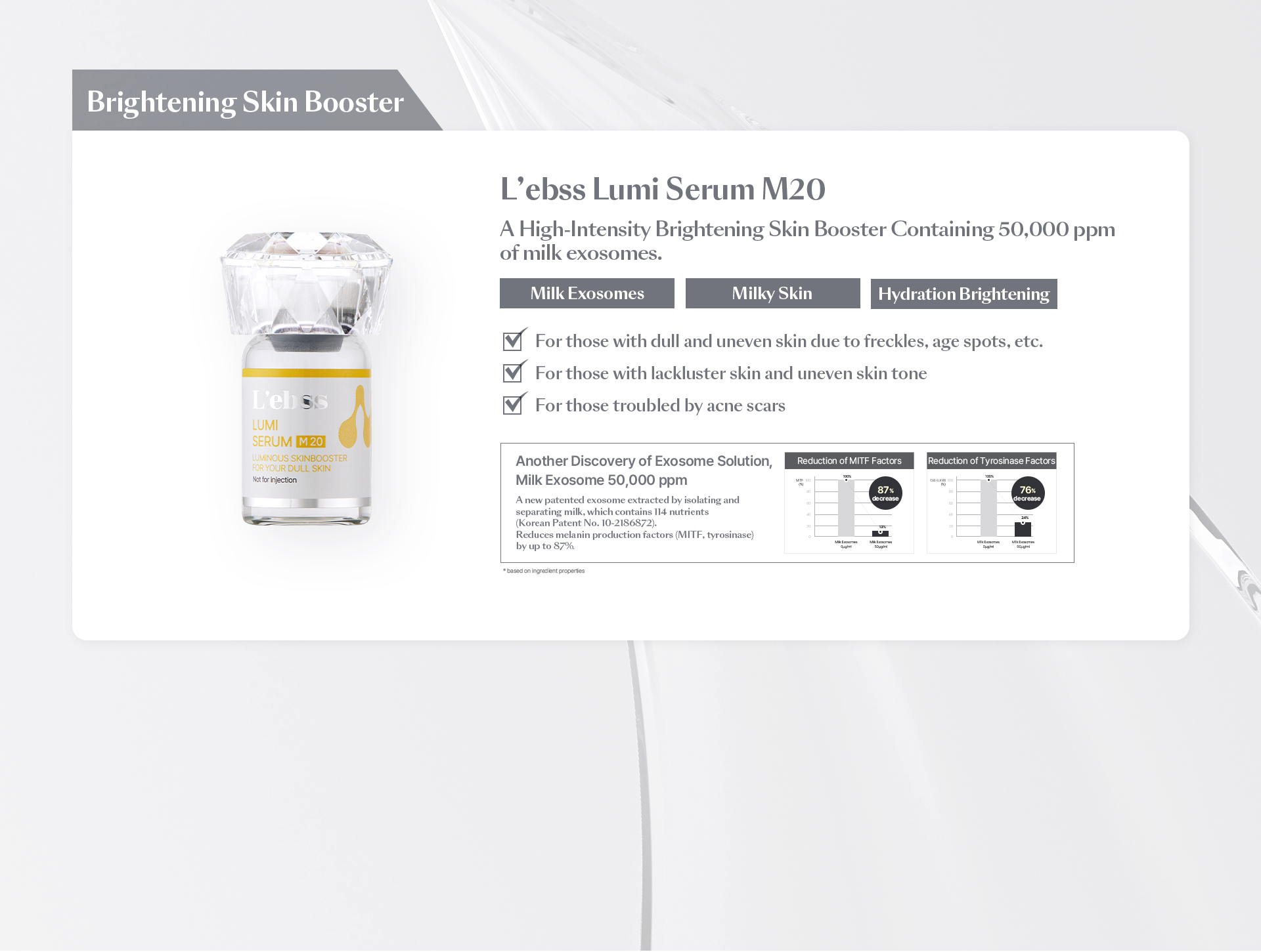 Skin Boosters - L'ebss MTS Microneedling - Lienjang Clinic Korea